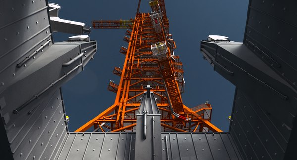 Apollo mobile launcher launched 3D model - TurboSquid 1332670