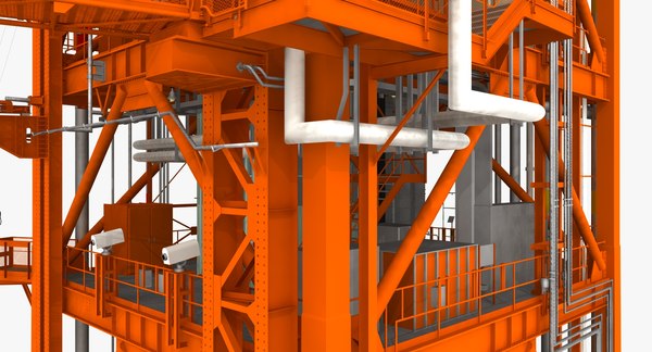 Apollo mobile launcher launched 3D model - TurboSquid 1332670