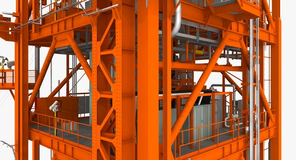 Apollo mobile launcher launched 3D model - TurboSquid 1332670