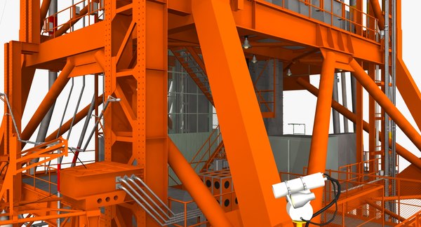 Apollo mobile launcher launched 3D model - TurboSquid 1332670