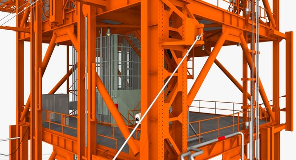 Apollo mobile launcher launched 3D model - TurboSquid 1332670