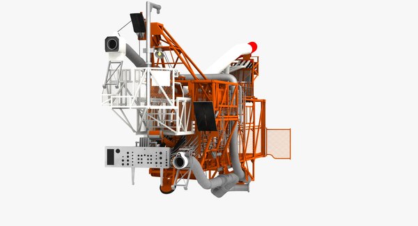 Apollo mobile launcher launched 3D model - TurboSquid 1332670
