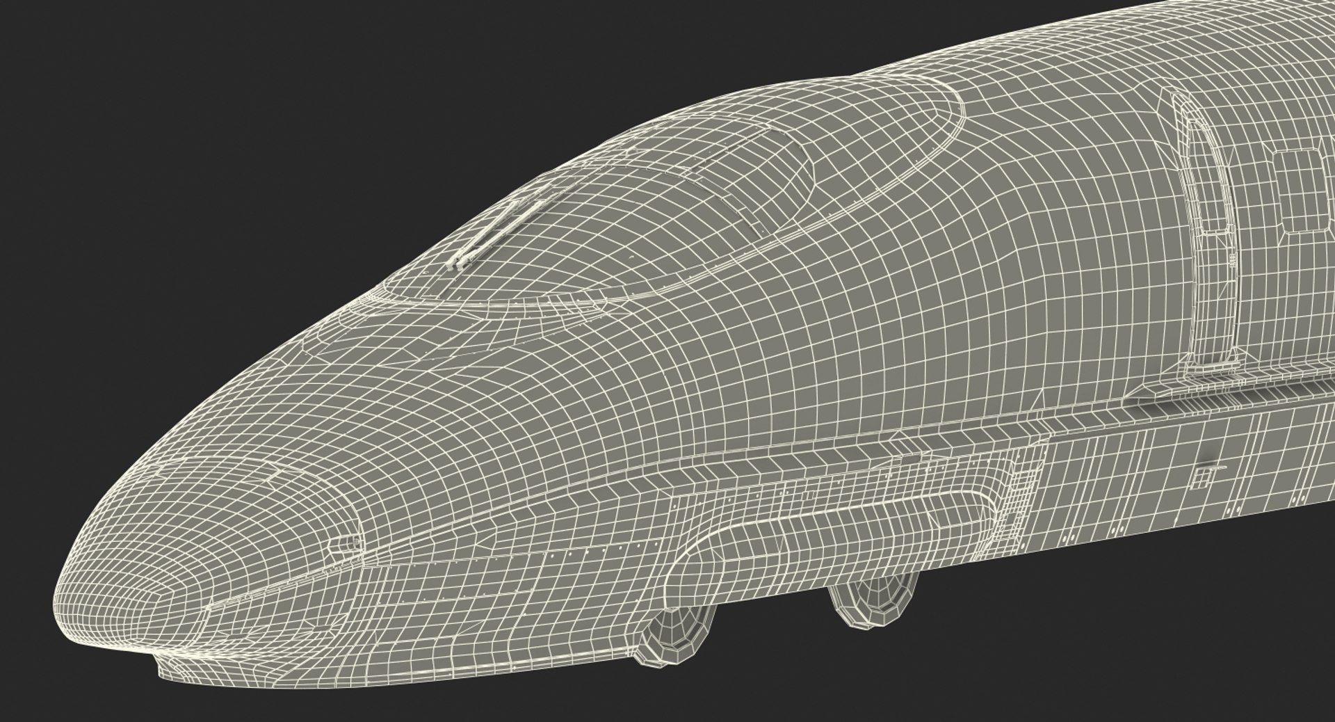 Speed Train Shinkansen 500 3D - TurboSquid 1265001