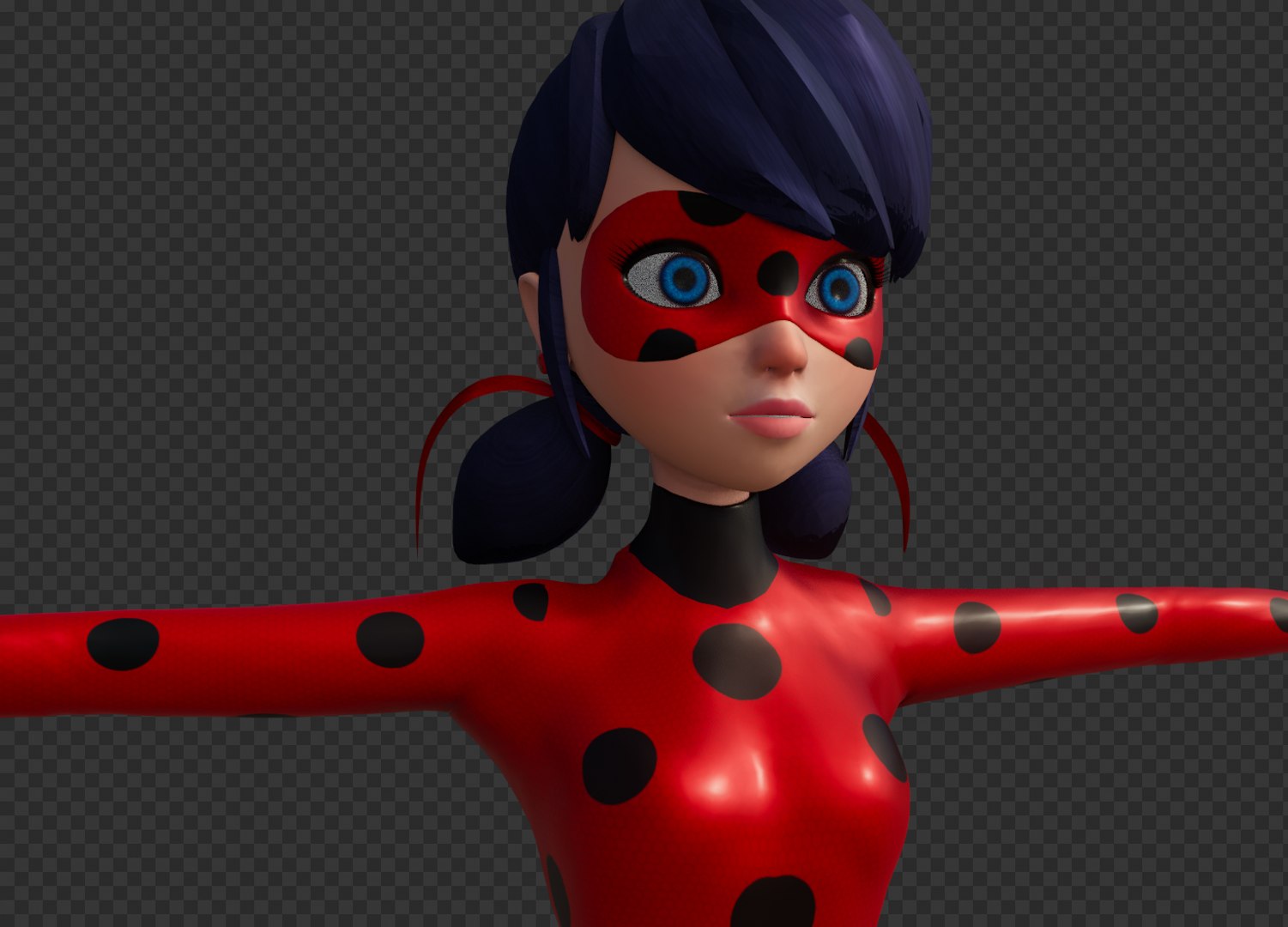 Miraculous LadyBug Animated Rigged 3D Model - TurboSquid 1935157