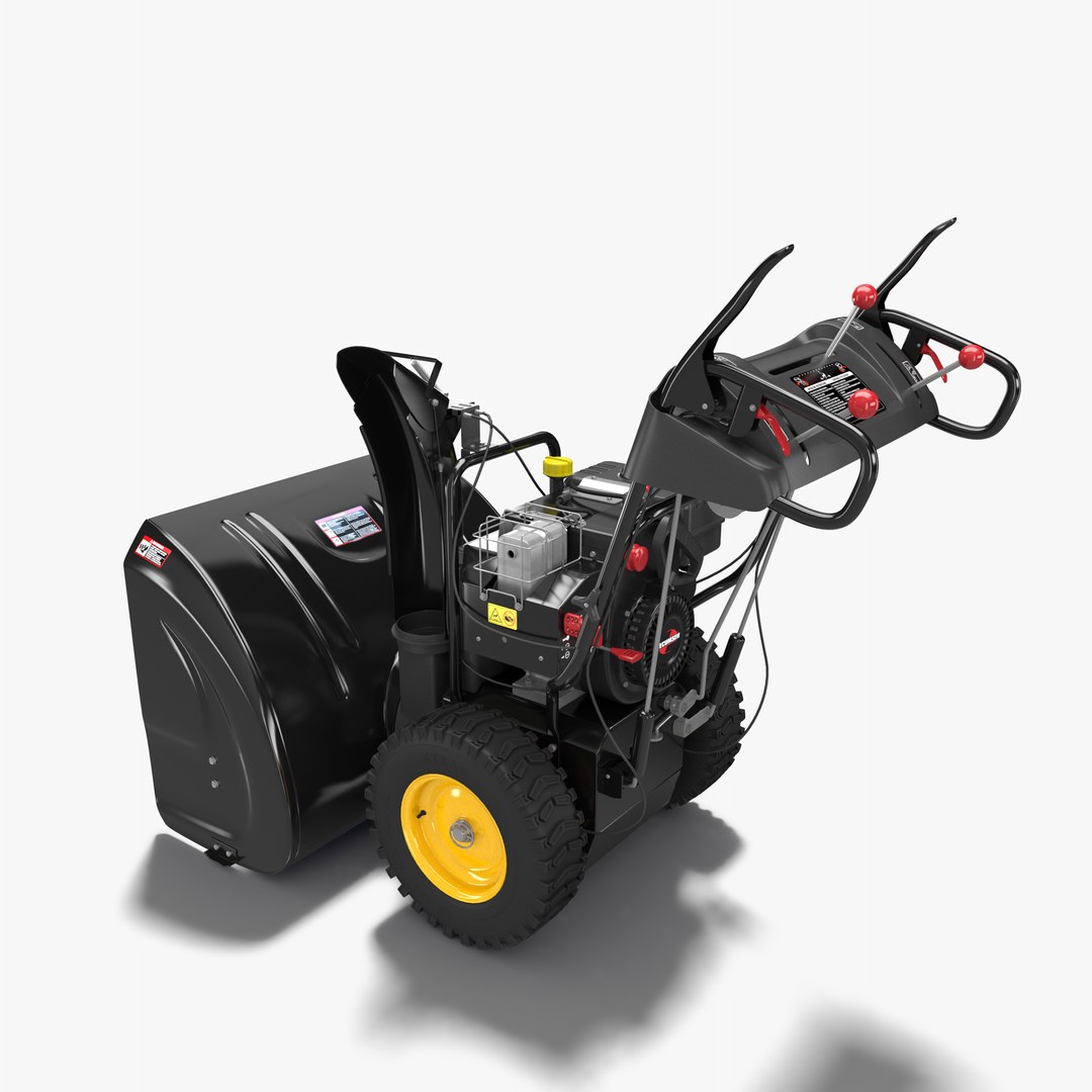 Snow Blower 3d Model
