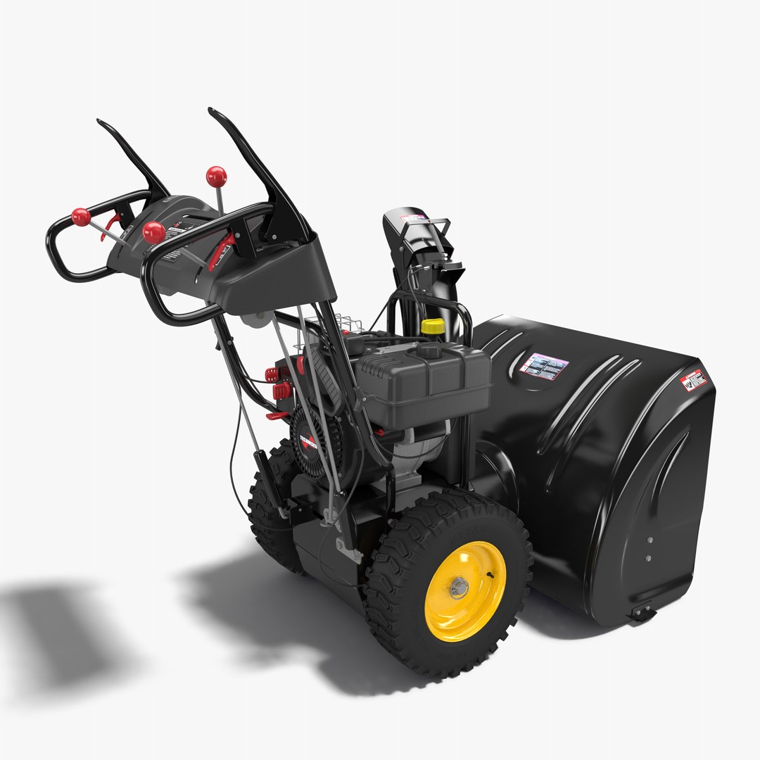 Snow Blower 3d Model