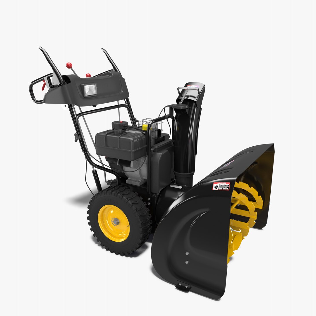 Snow Blower 3d Model