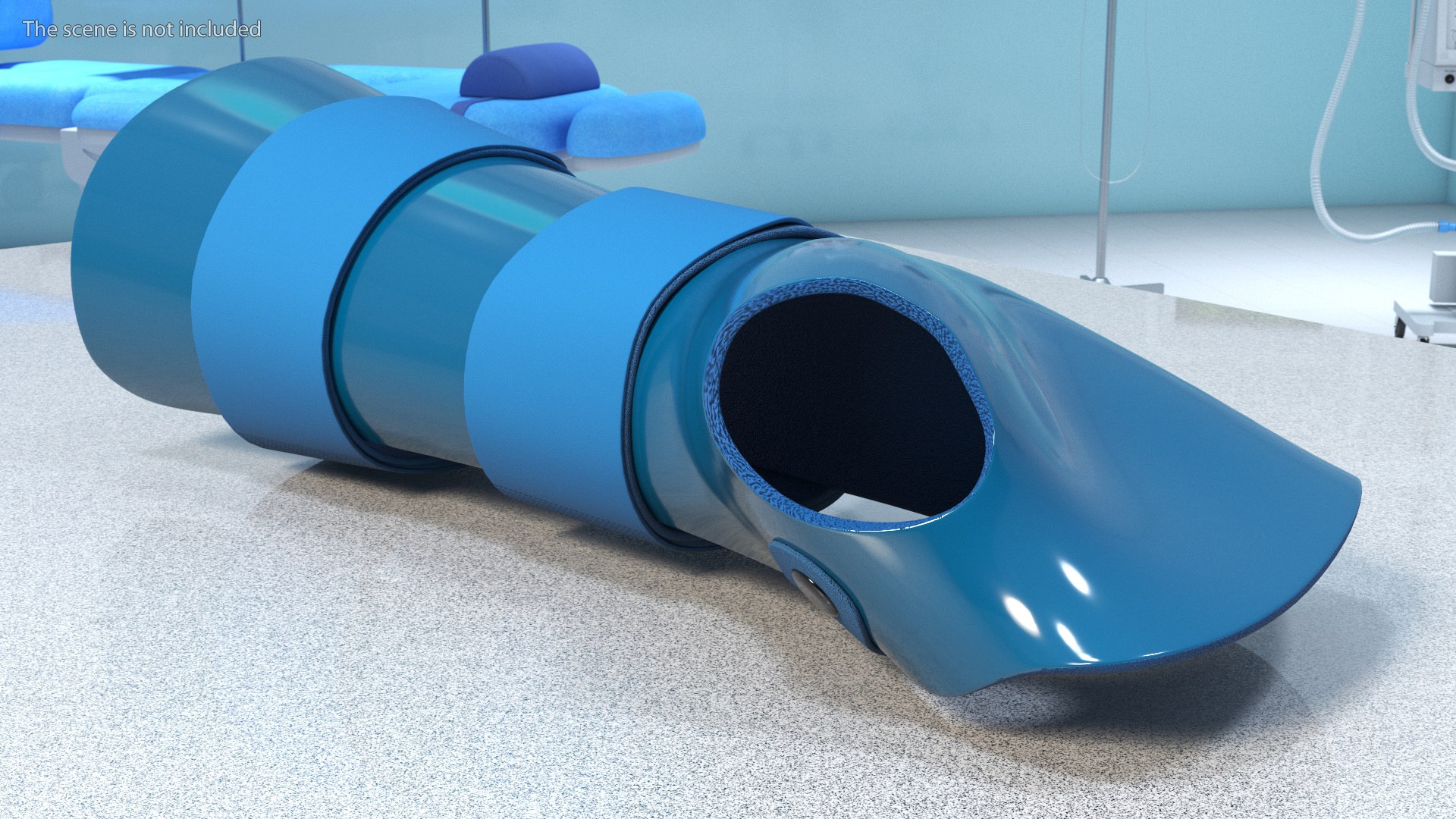 Resting Hand Splint Blue Model - TurboSquid 2123569