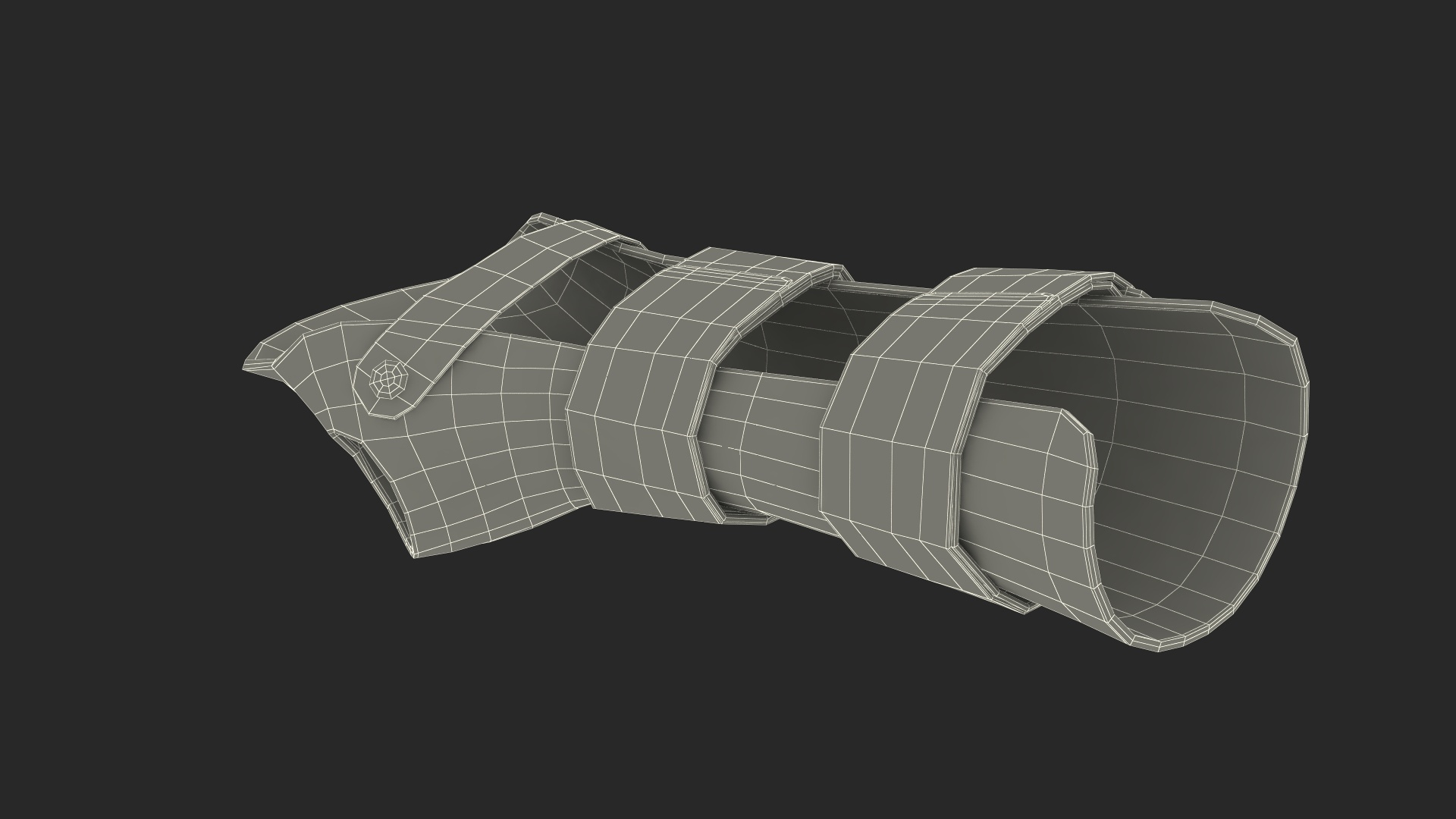 Resting Hand Splint Blue Model - TurboSquid 2123569