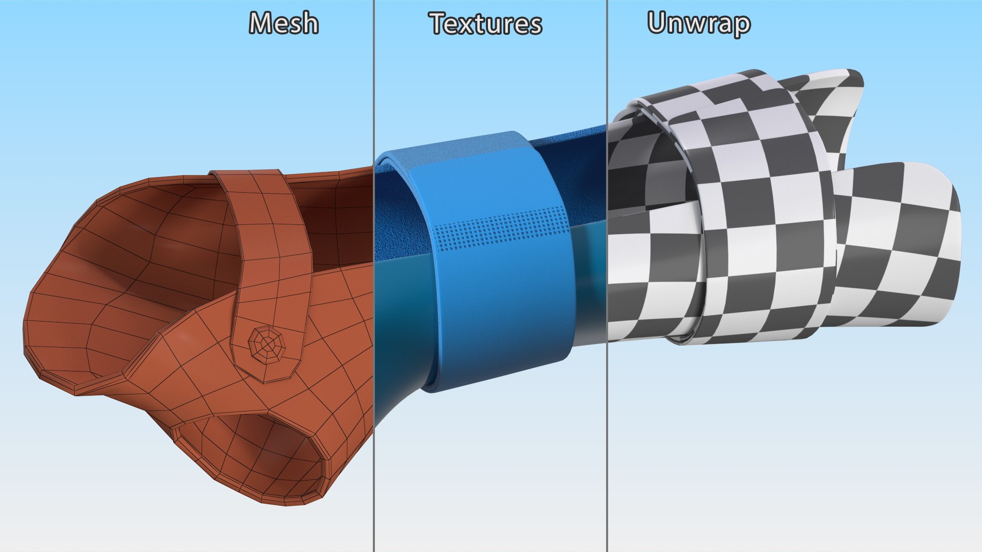 Resting Hand Splint Blue Model - TurboSquid 2123569