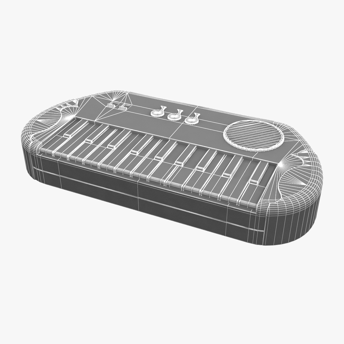 3ds max electronic toy keyboard