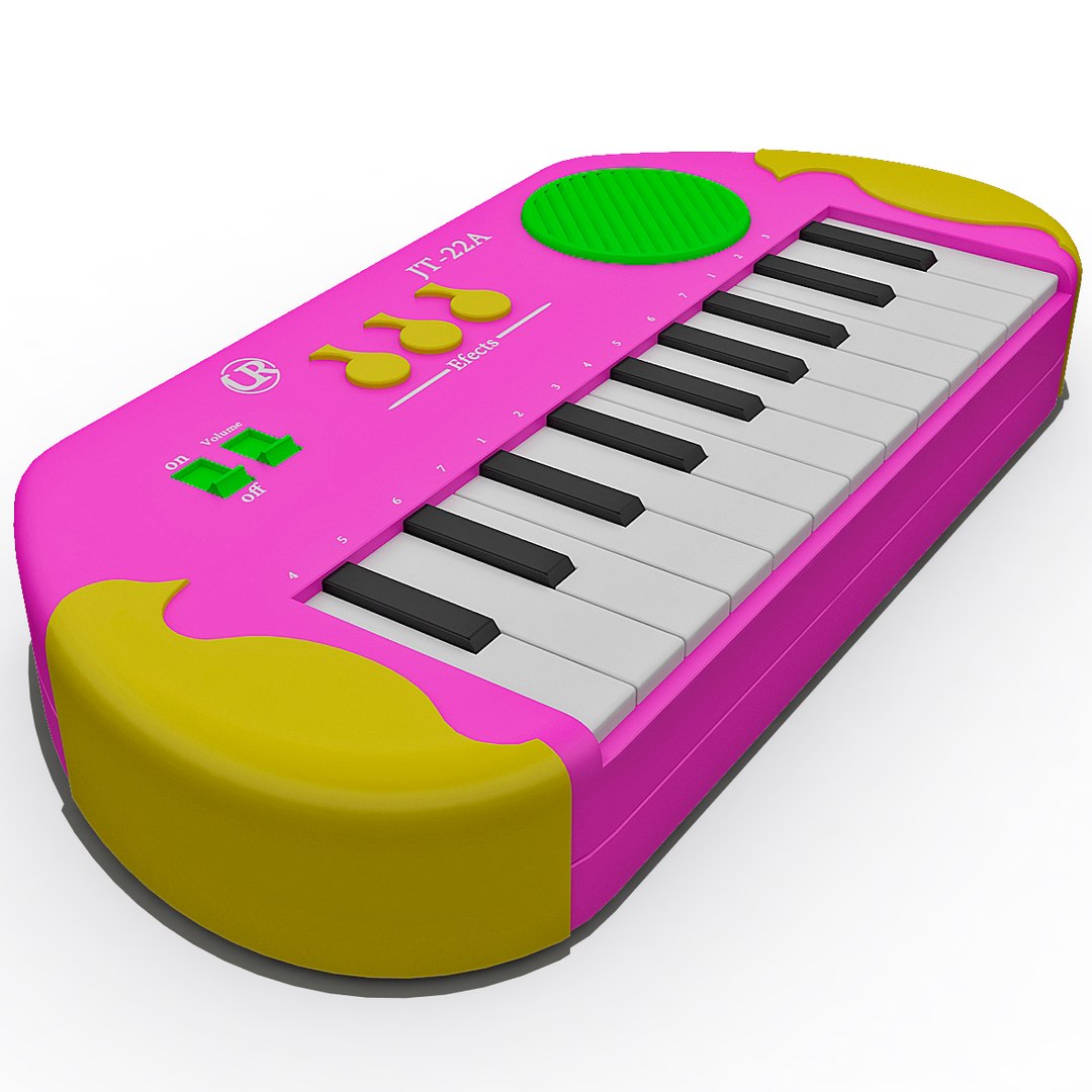 3ds max electronic toy keyboard