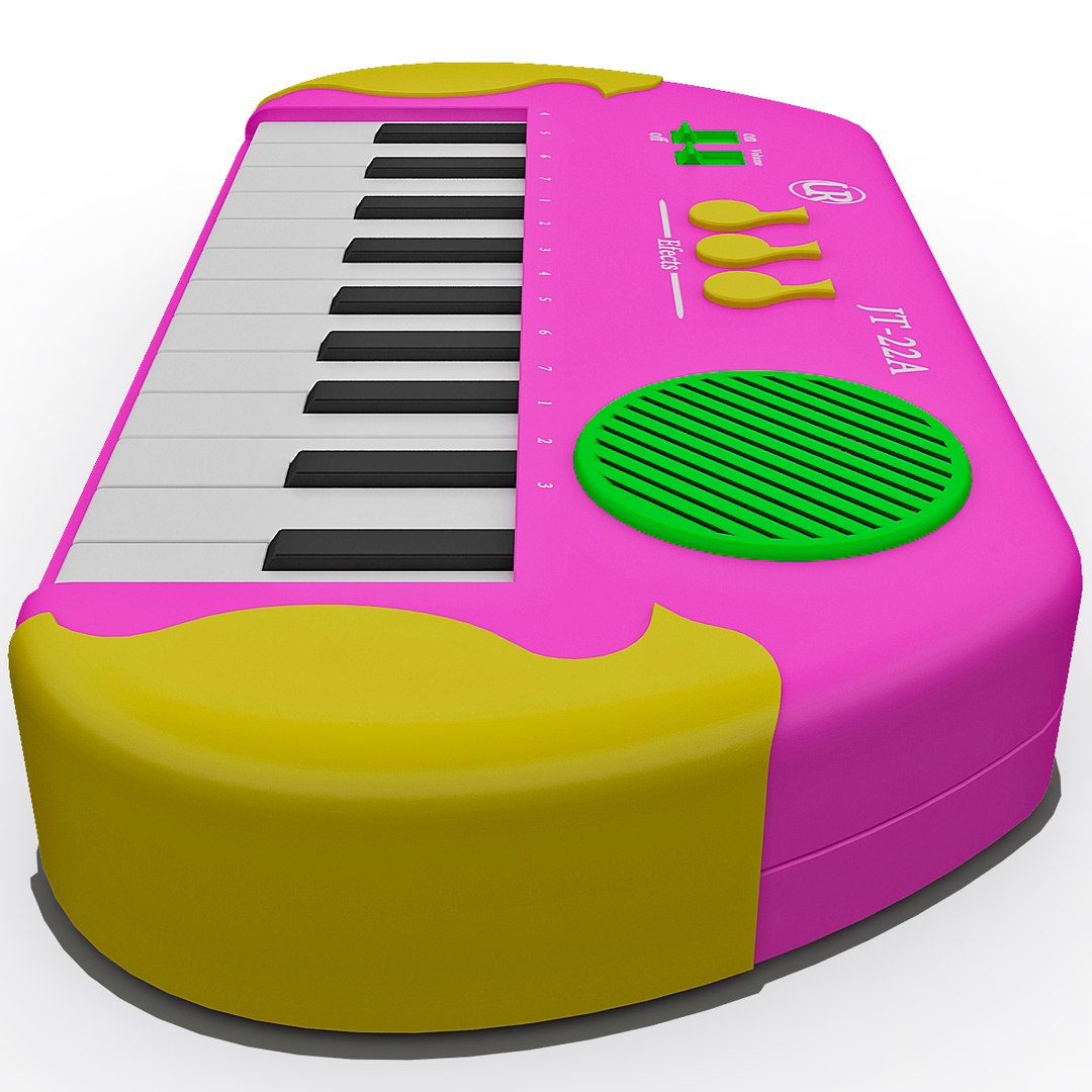3ds max electronic toy keyboard