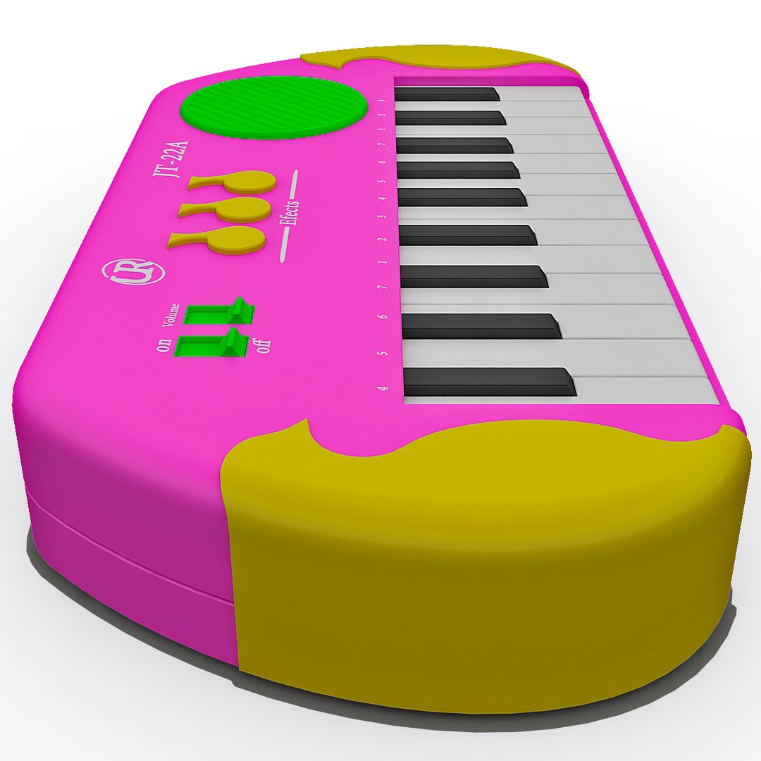 3ds max electronic toy keyboard
