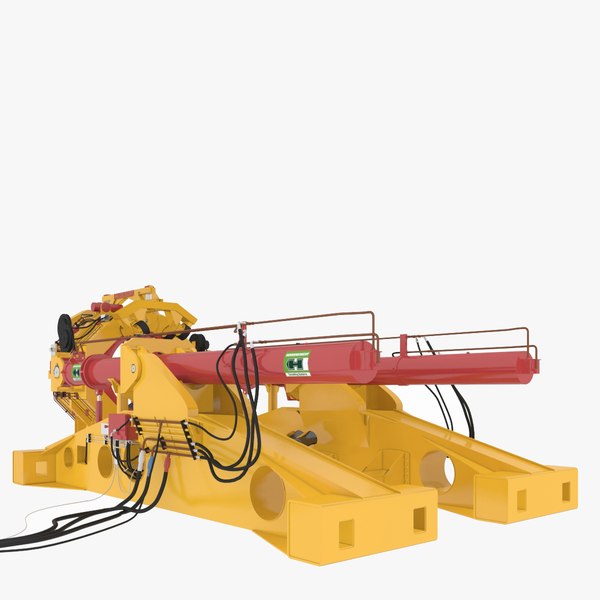 herrenknecht pipe thruster rigged 3d model