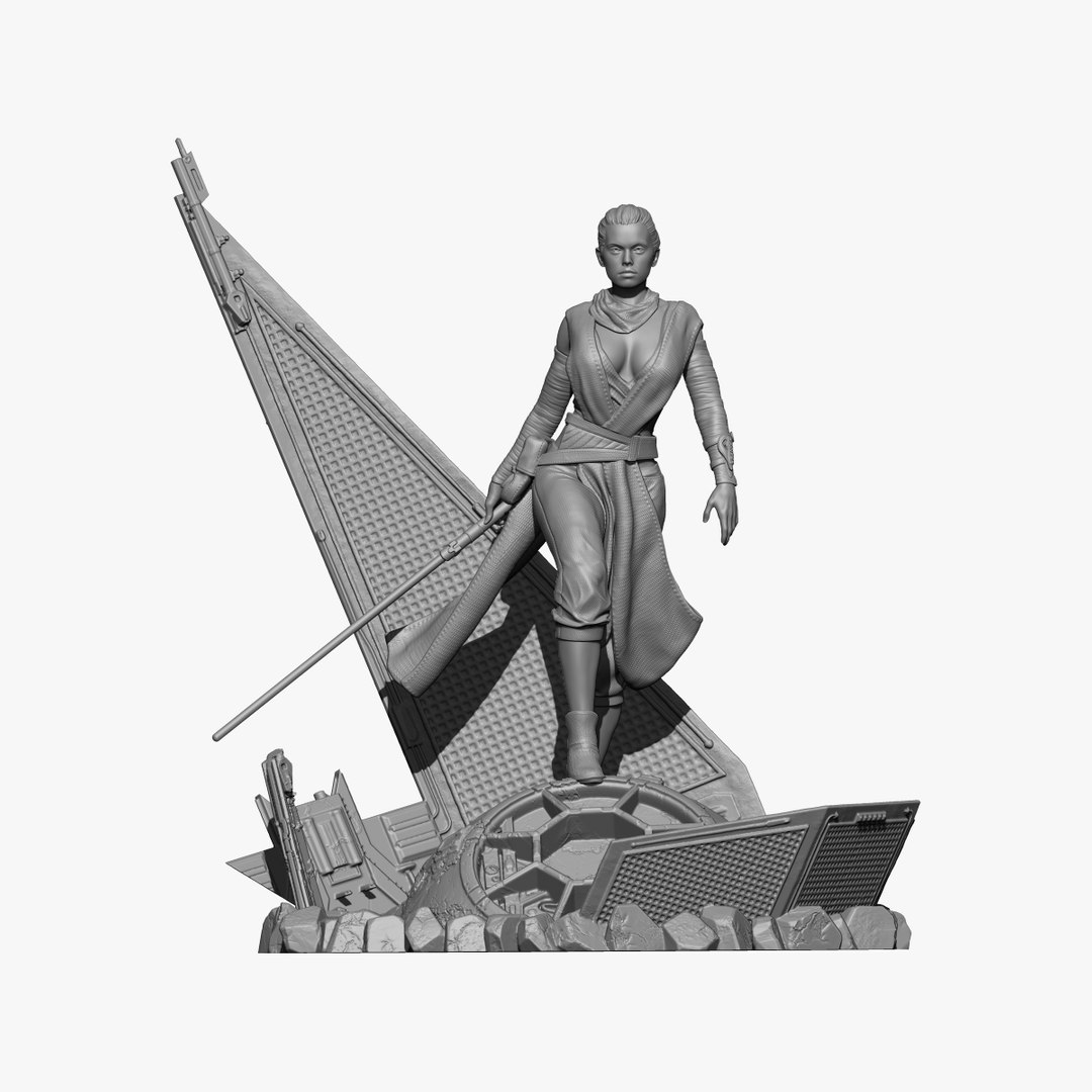 Rey The Jedi 3D - TurboSquid 1729987
