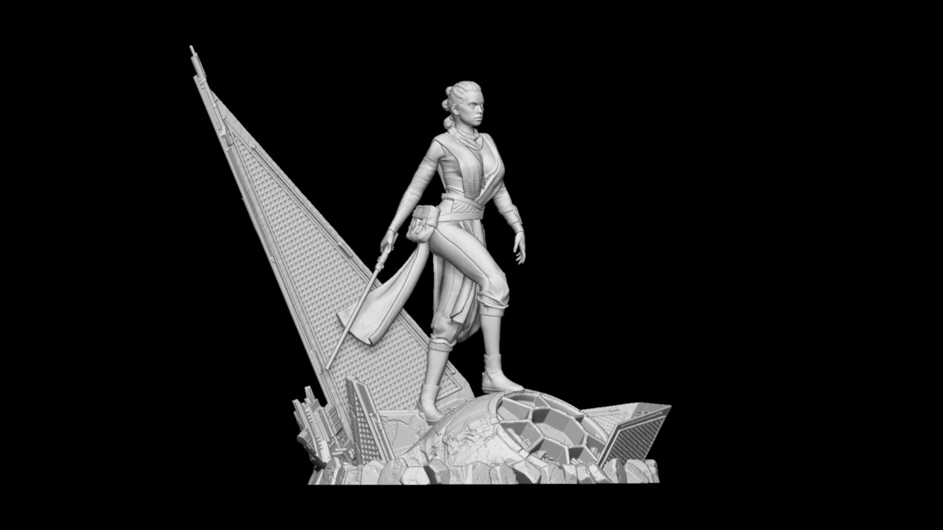 Rey The Jedi 3D - TurboSquid 1729987