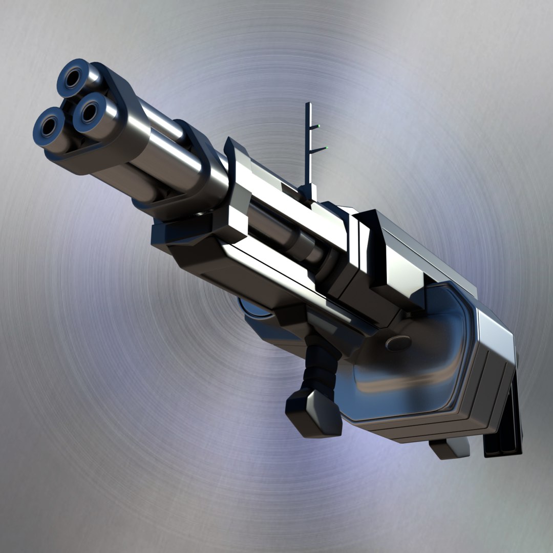 3D AssaultMinigun - TurboSquid 1834736