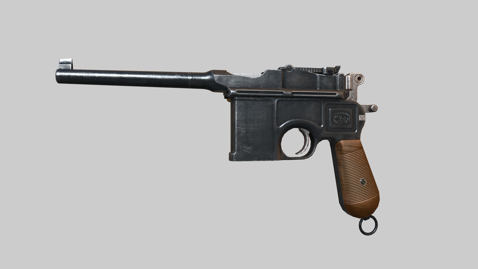 3d Mauser C96 Pbr