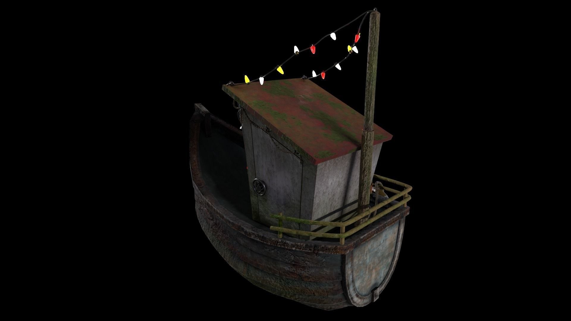 3D Boat Game Ready Low Poly PBR 3D Model - TurboSquid 2182801