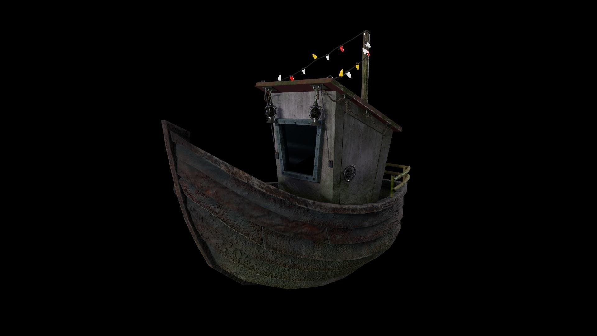 3D Boat Game Ready Low Poly PBR 3D Model - TurboSquid 2182801