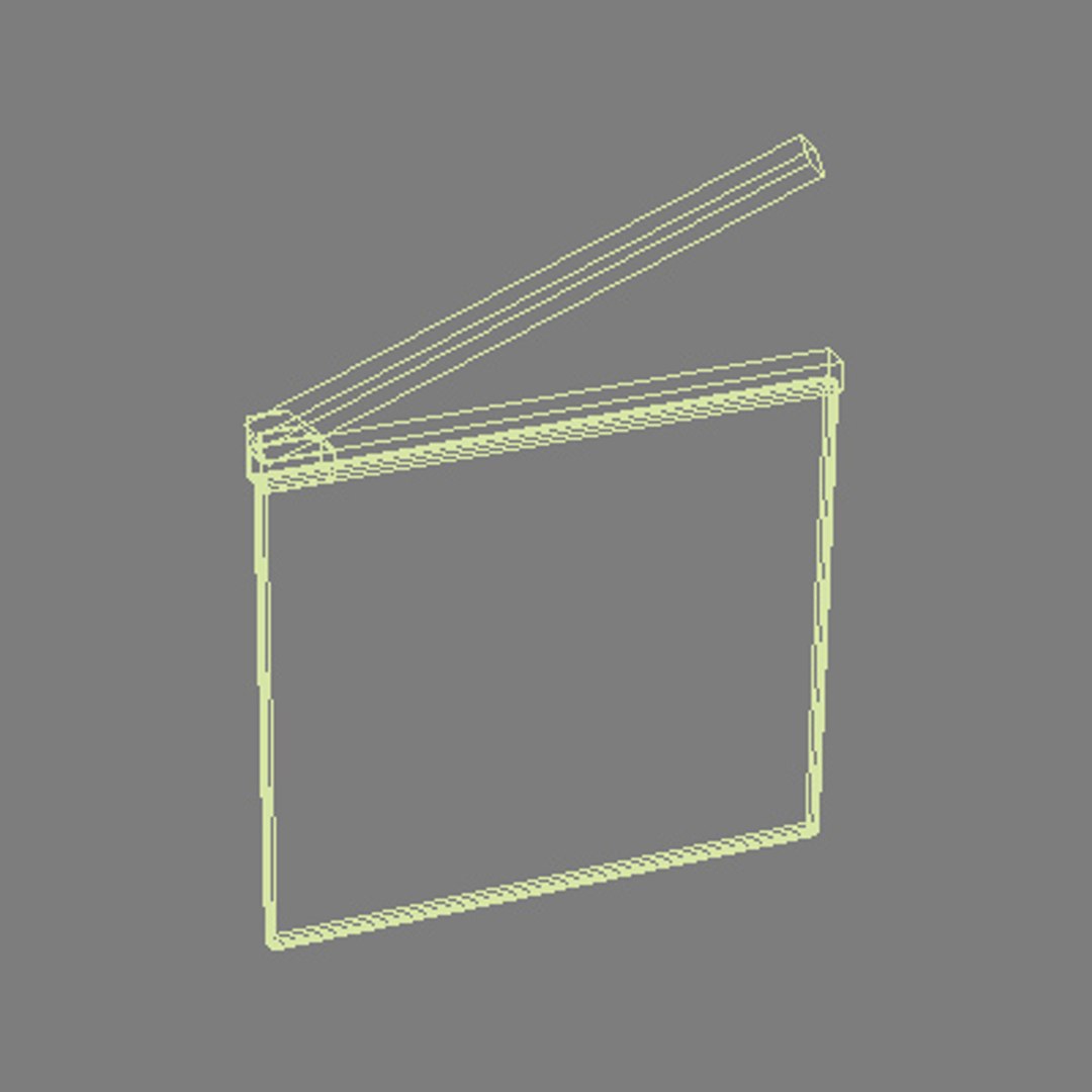 Clapper Board 3d Model
