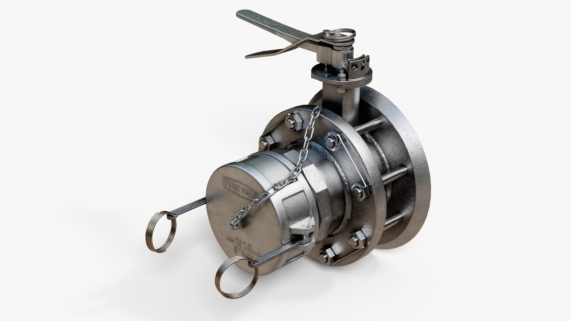 3D Model ISO Powder Tank Valve - TurboSquid 2315920