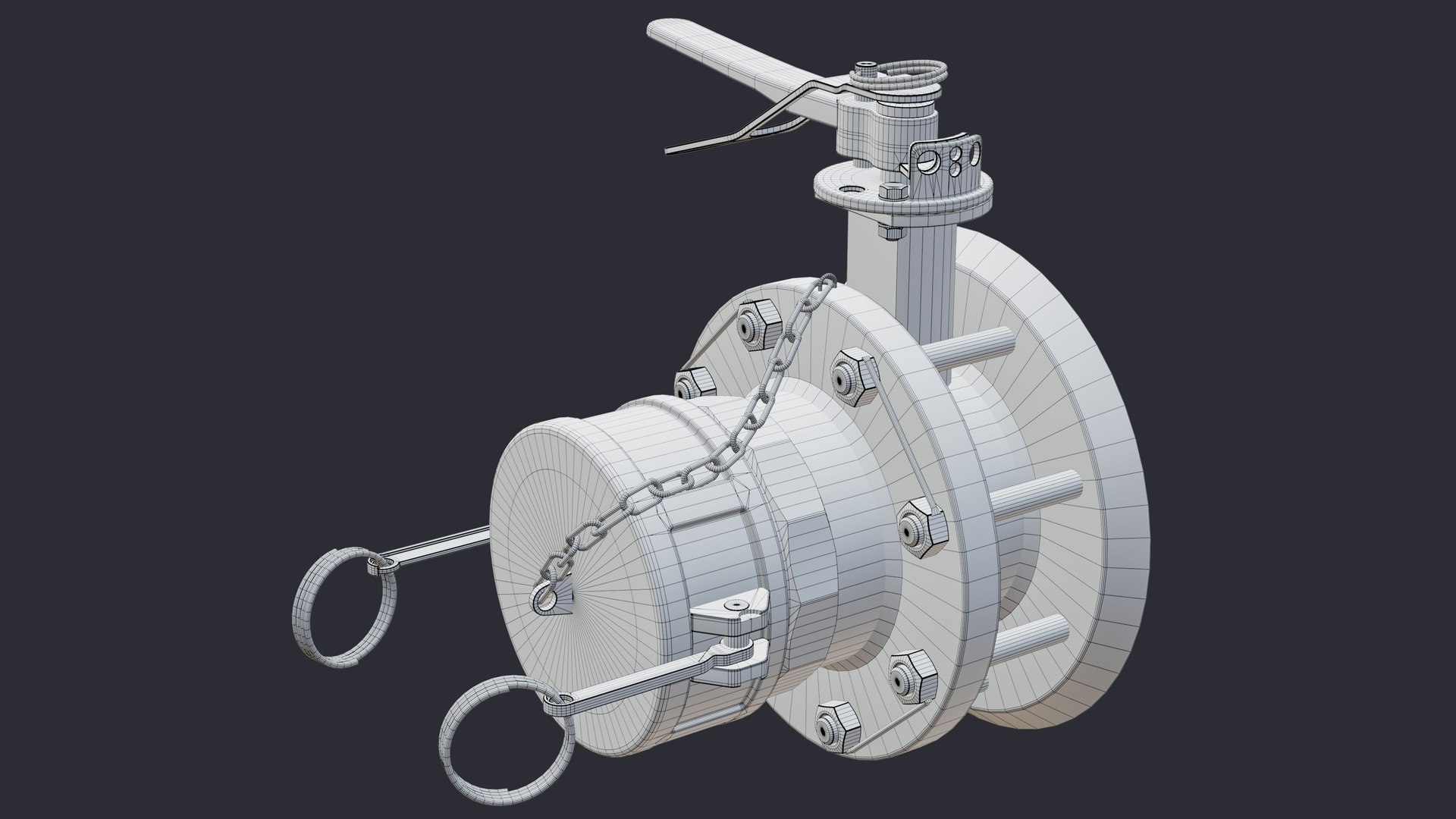 3D Model ISO Powder Tank Valve - TurboSquid 2315920