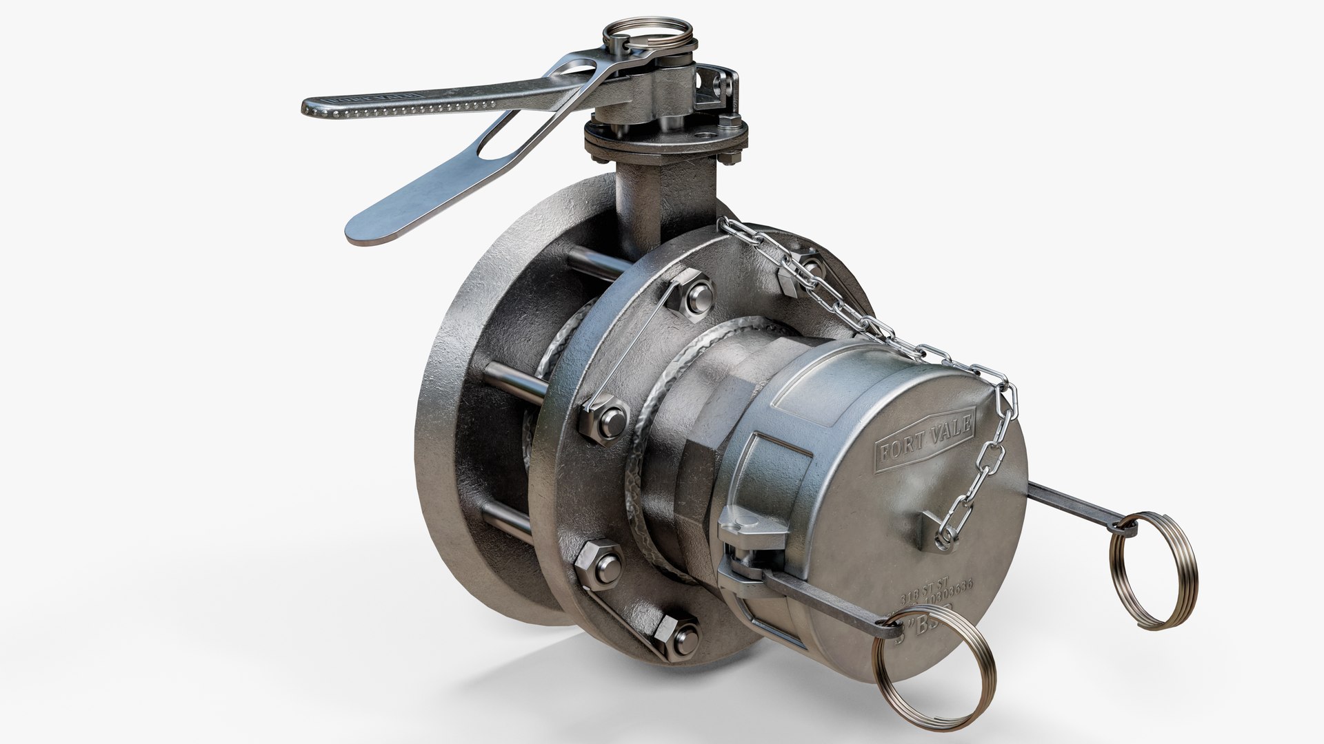 3D Model ISO Powder Tank Valve - TurboSquid 2315920