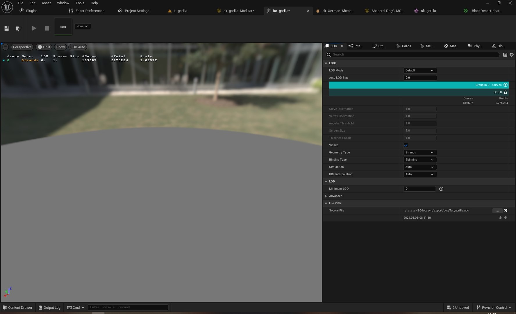 UE5 Gorilla Rigged Fur Model - TurboSquid 2411931