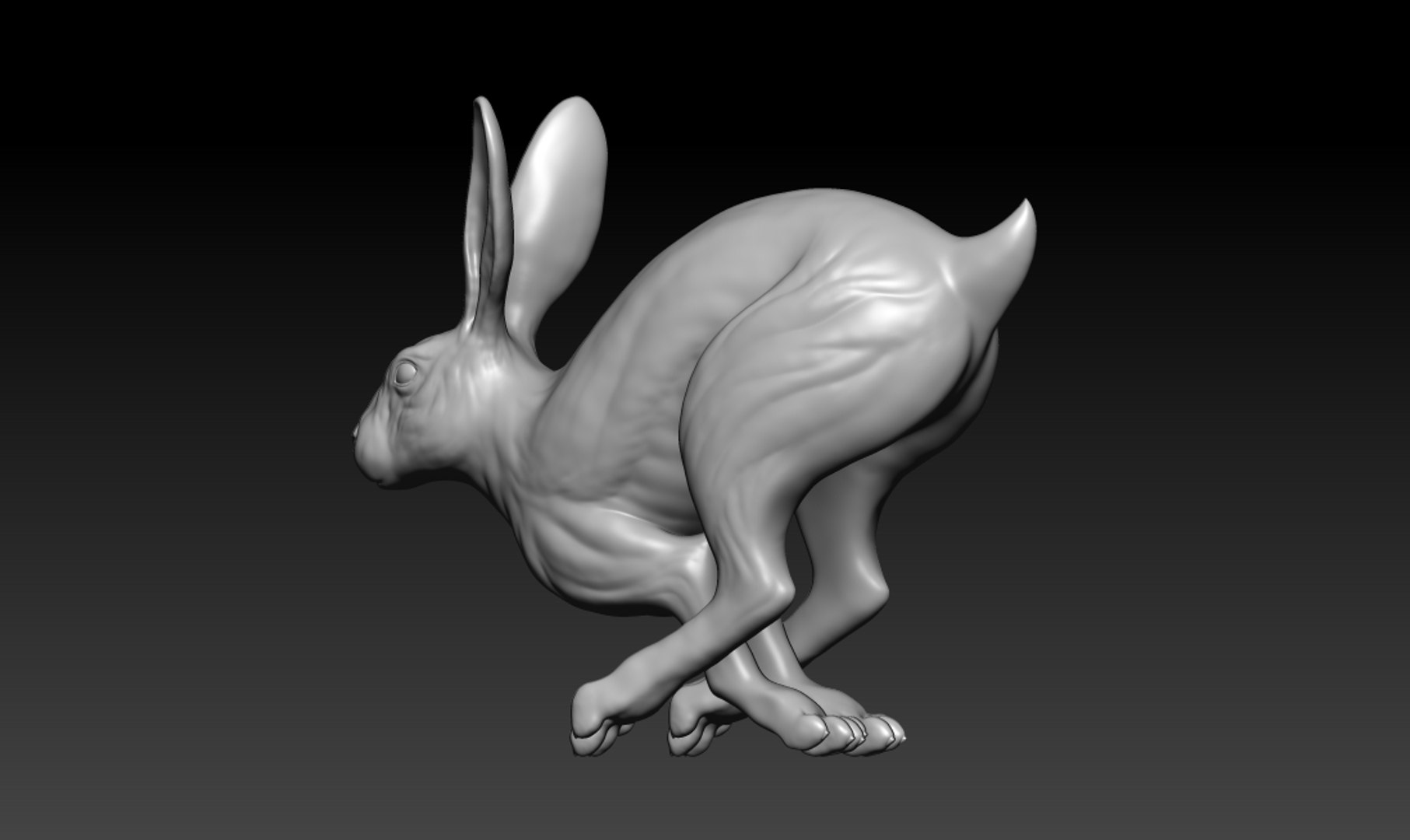 Rabbit Running 3D - TurboSquid 1686601