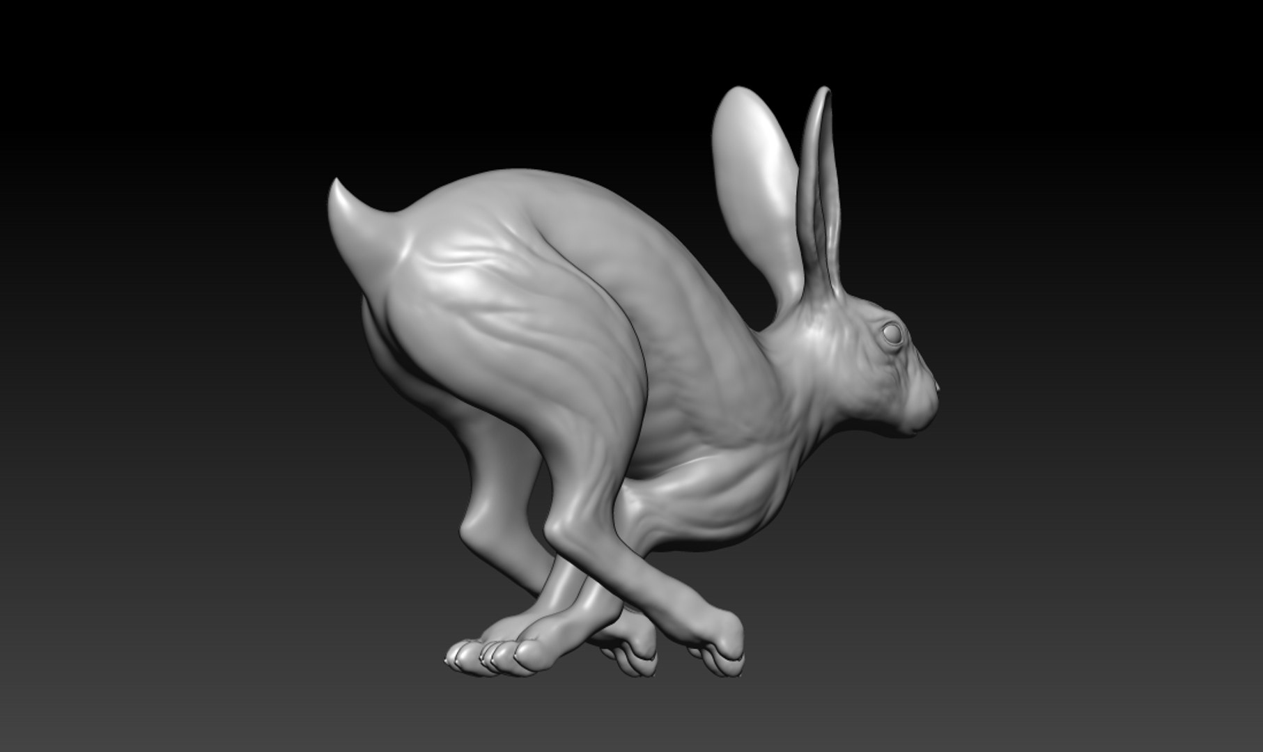 Rabbit Running 3D - TurboSquid 1686601