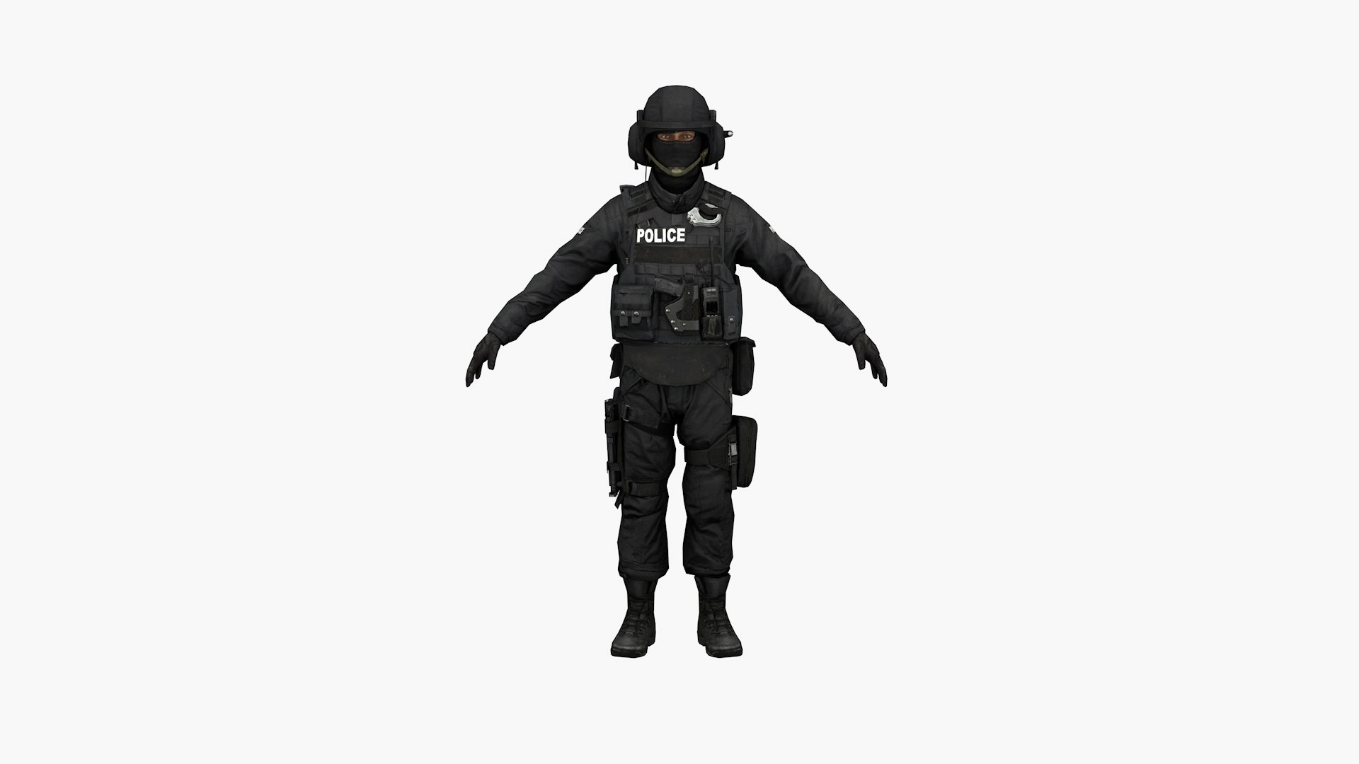 3D Model Police - TurboSquid 1837888