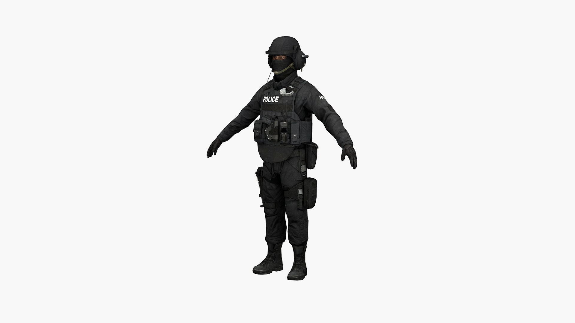 3D Model Police - TurboSquid 1837888
