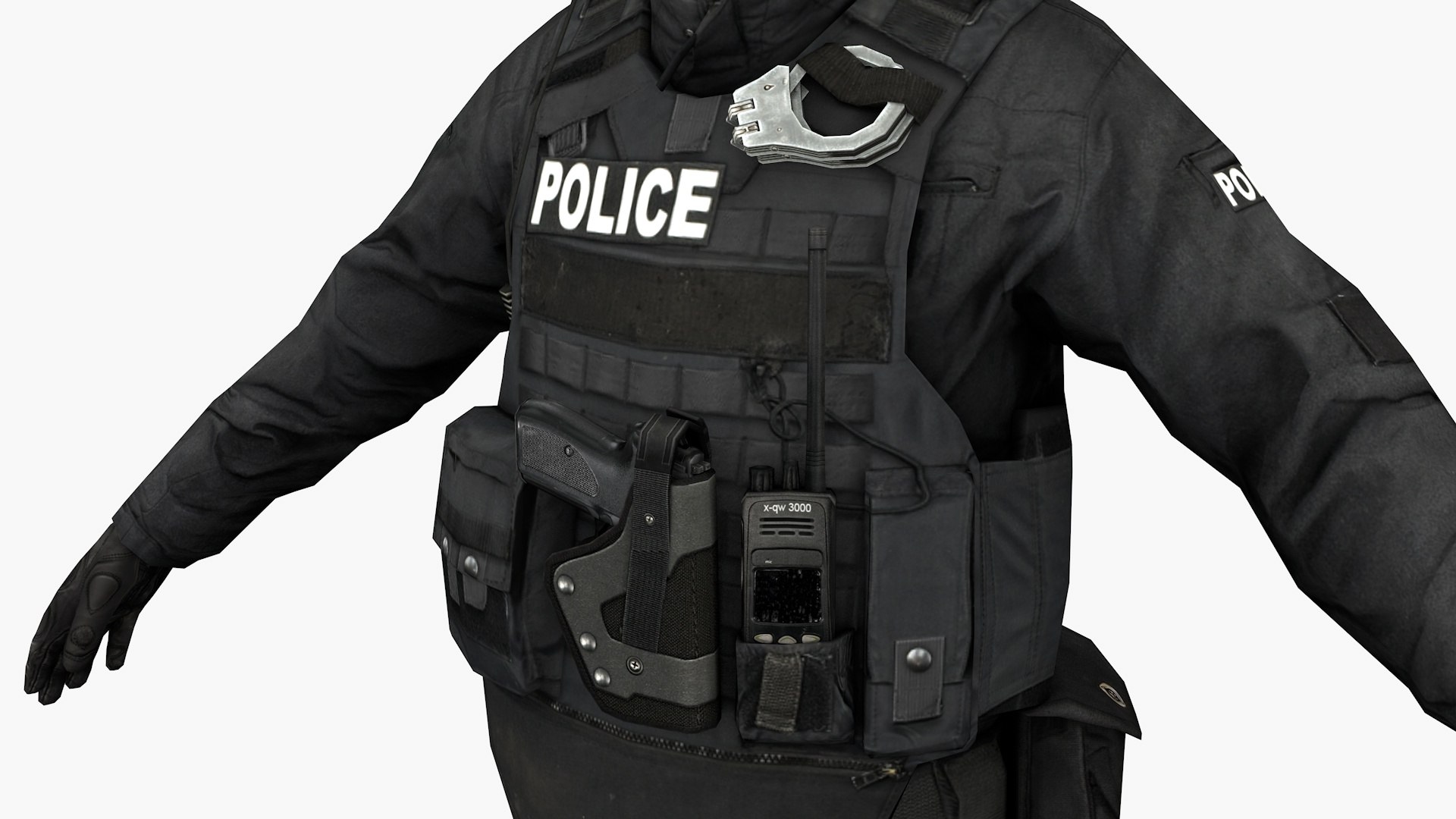 3D Model Police - TurboSquid 1837888