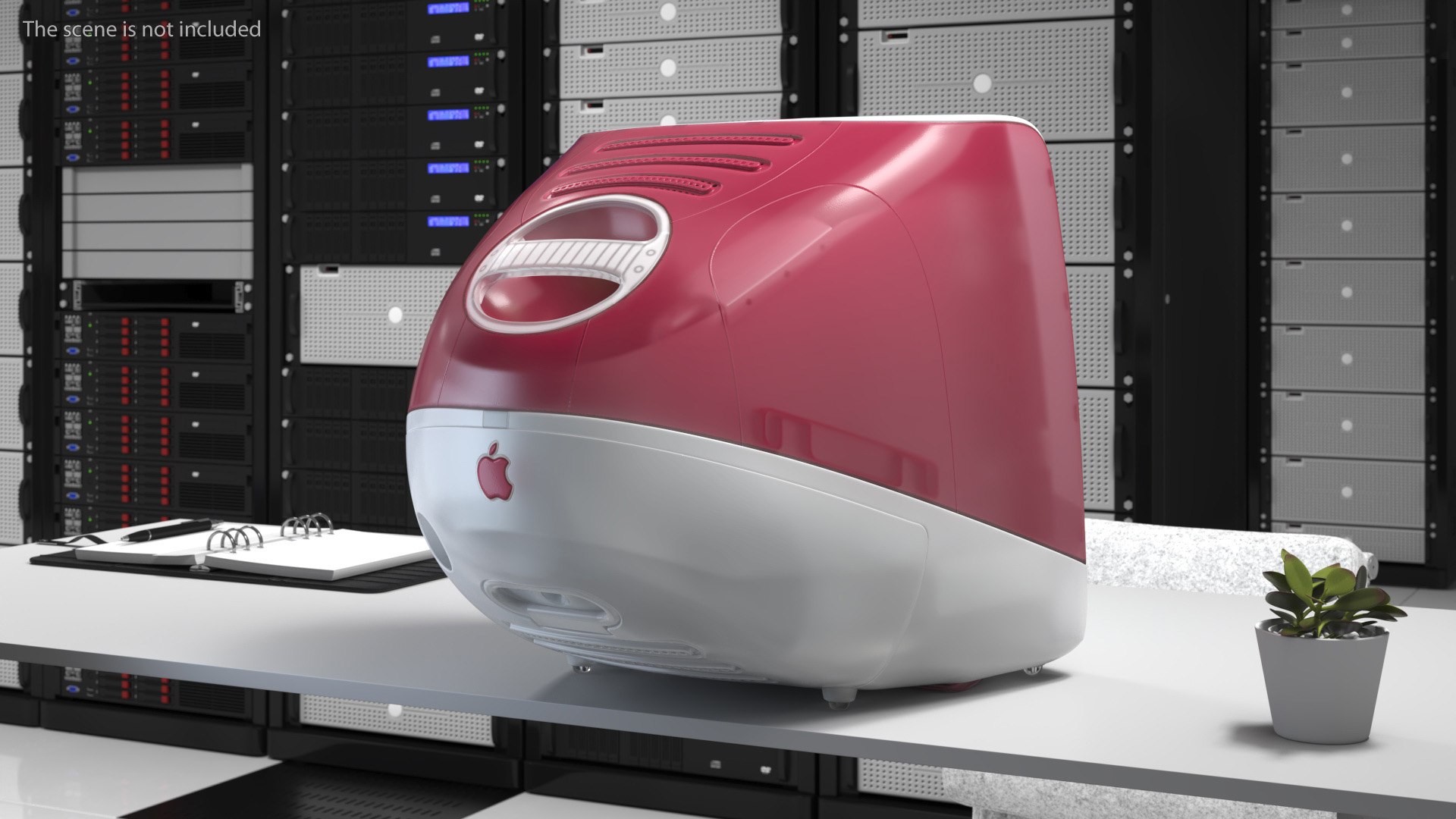 3D Model Apple IMac G3 Red - TurboSquid 2382843