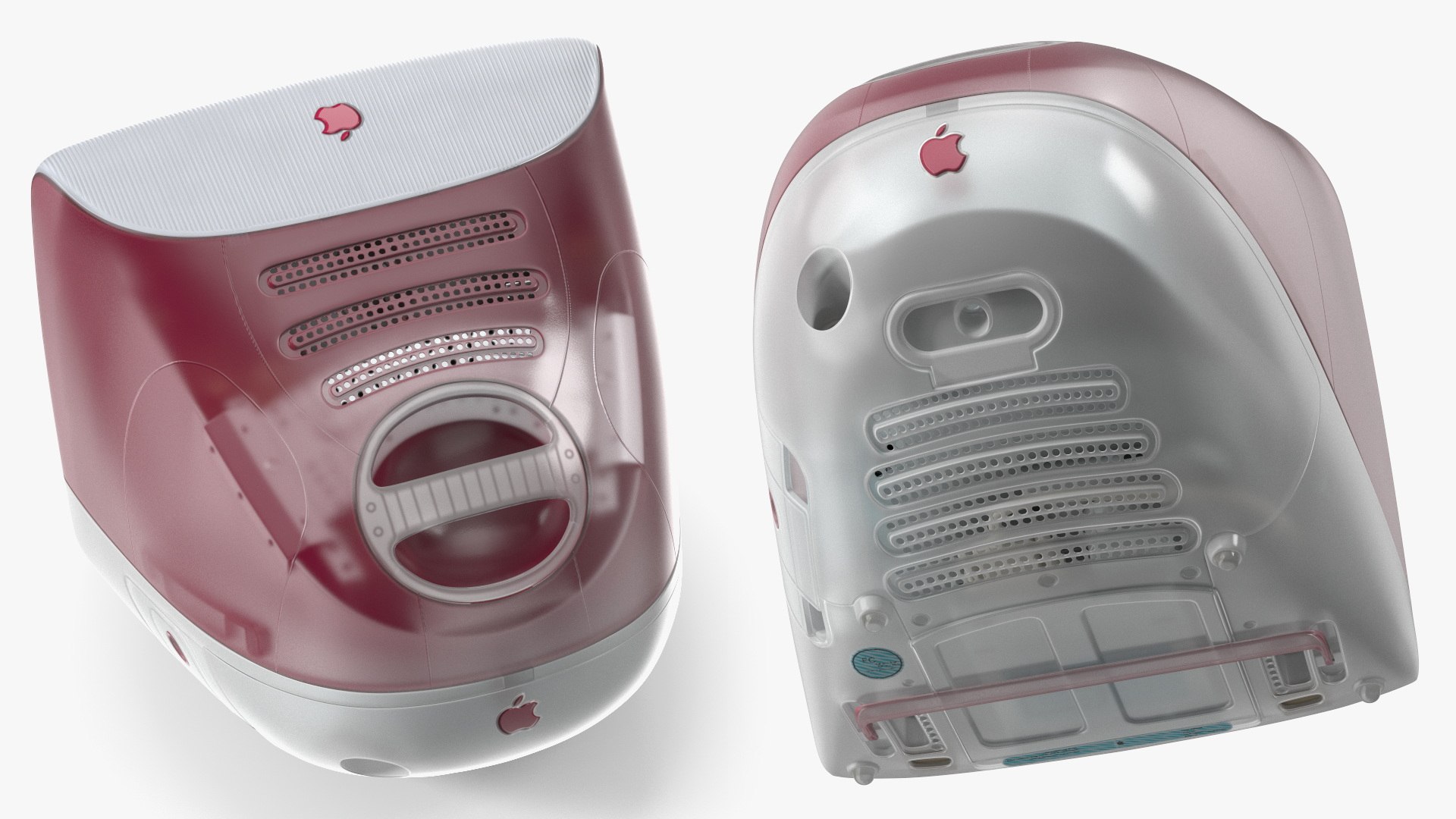 3D Model Apple IMac G3 Red - TurboSquid 2382843