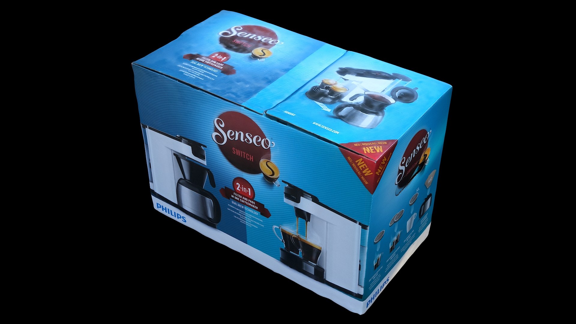 3D Coffee Machine Packaging - TurboSquid 1599051