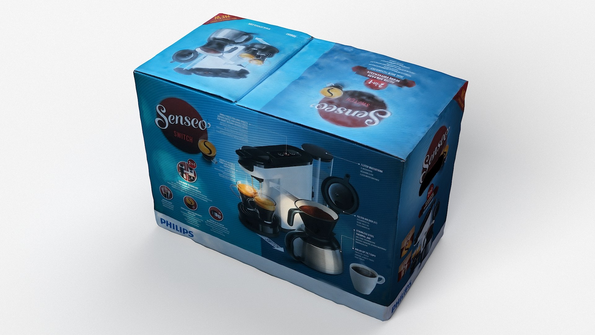 3D Coffee Machine Packaging - TurboSquid 1599051