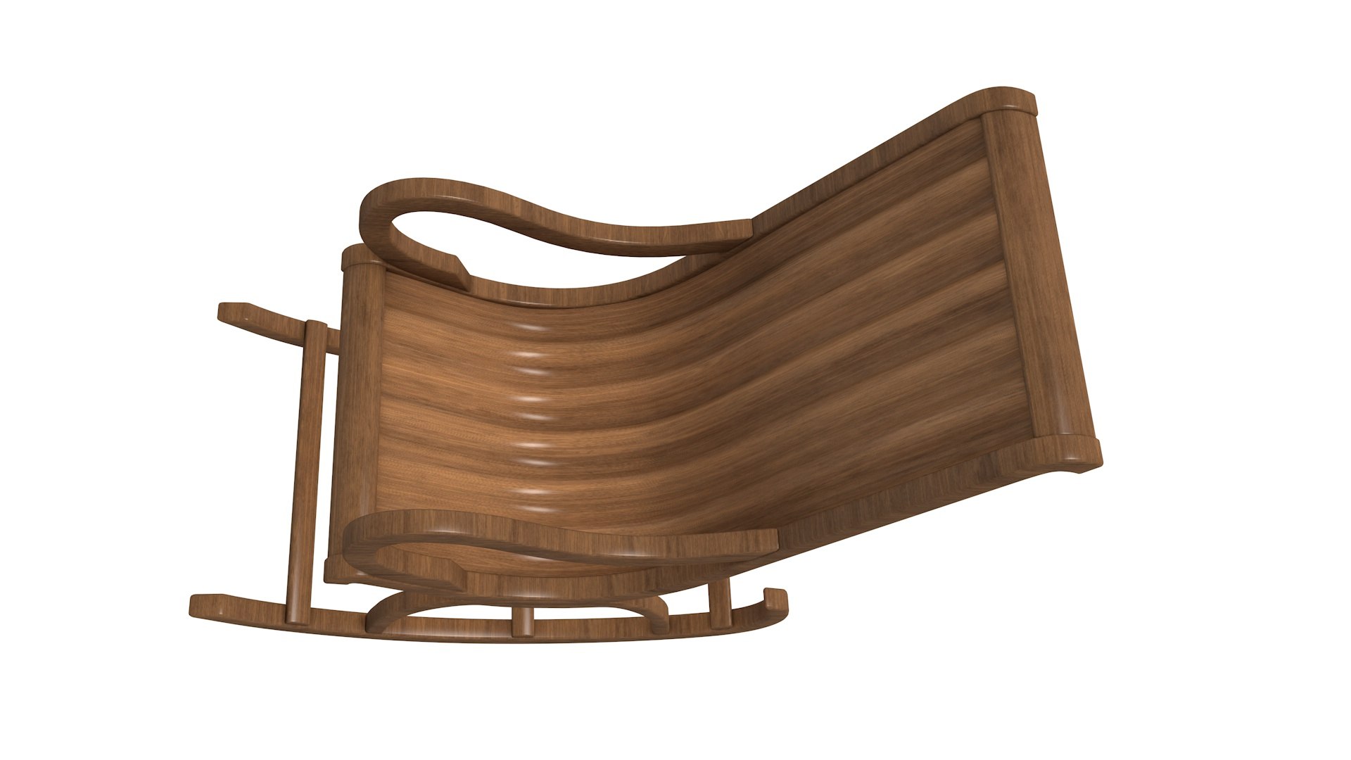 3D Rocking Chair Model - TurboSquid 2080455