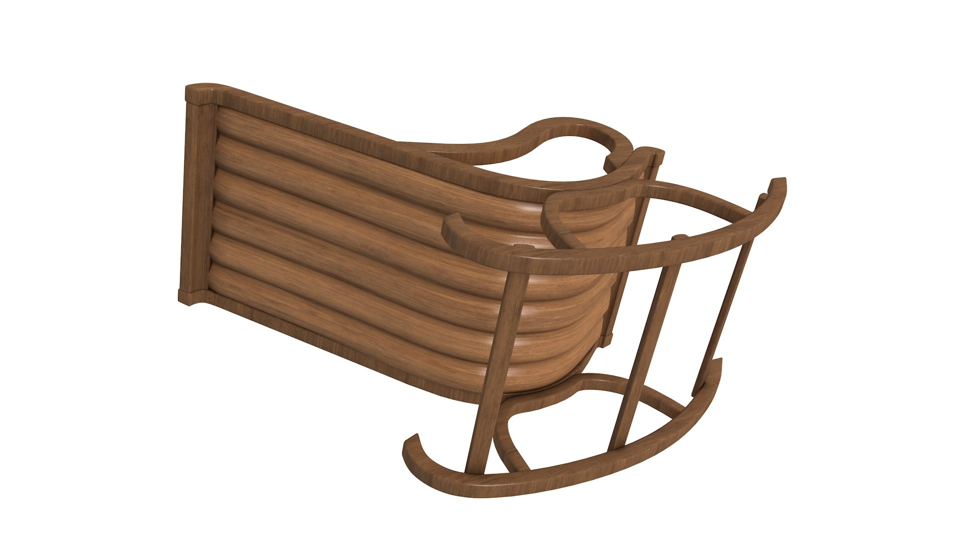 3D Rocking Chair Model - TurboSquid 2080455