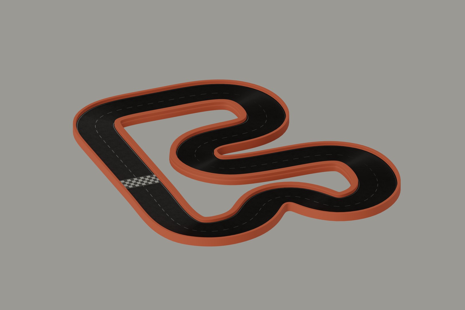 Race Track 3D Model - TurboSquid 2058685
