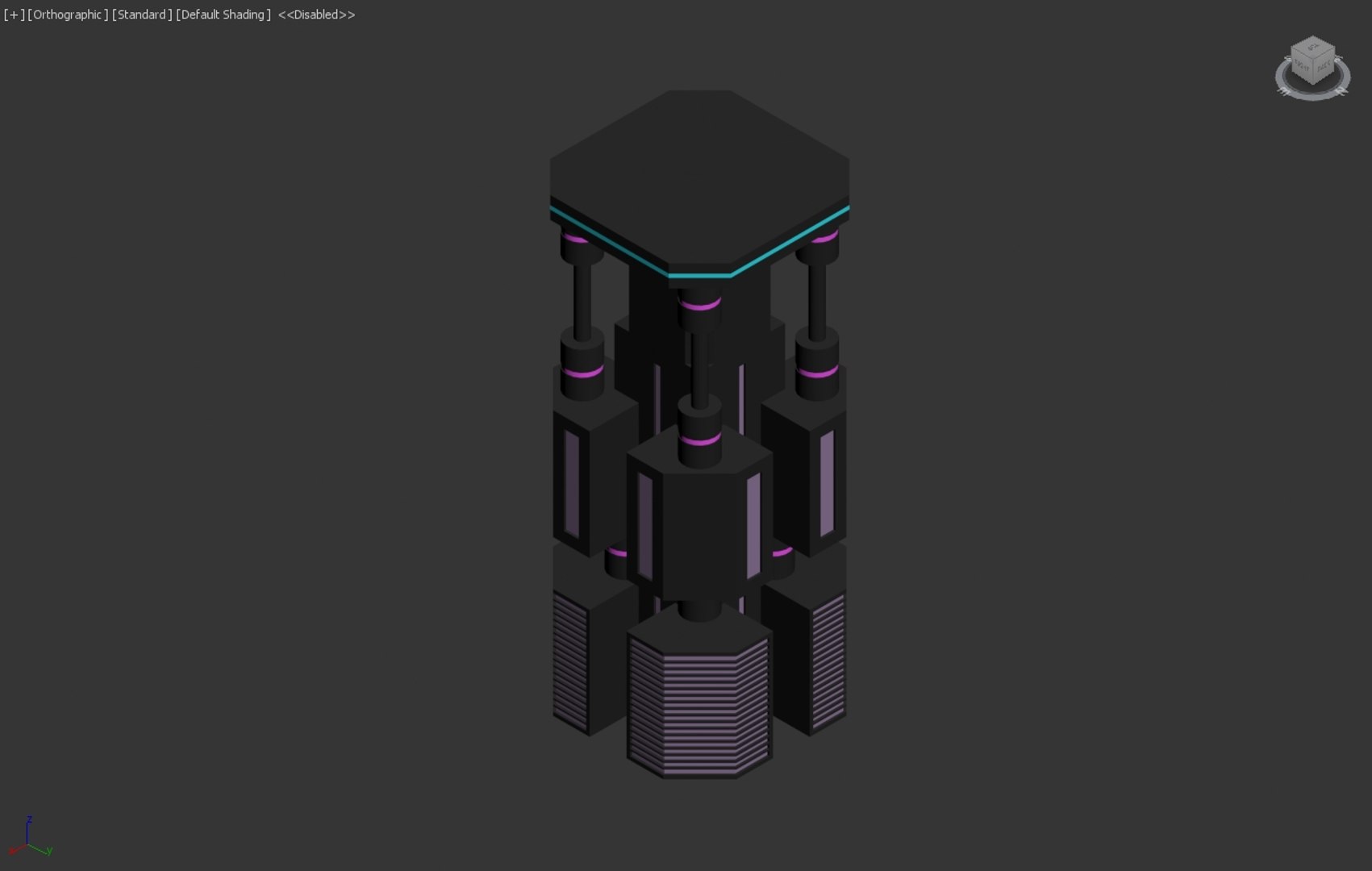 Neon City Buildings 3D Model - TurboSquid 1392909