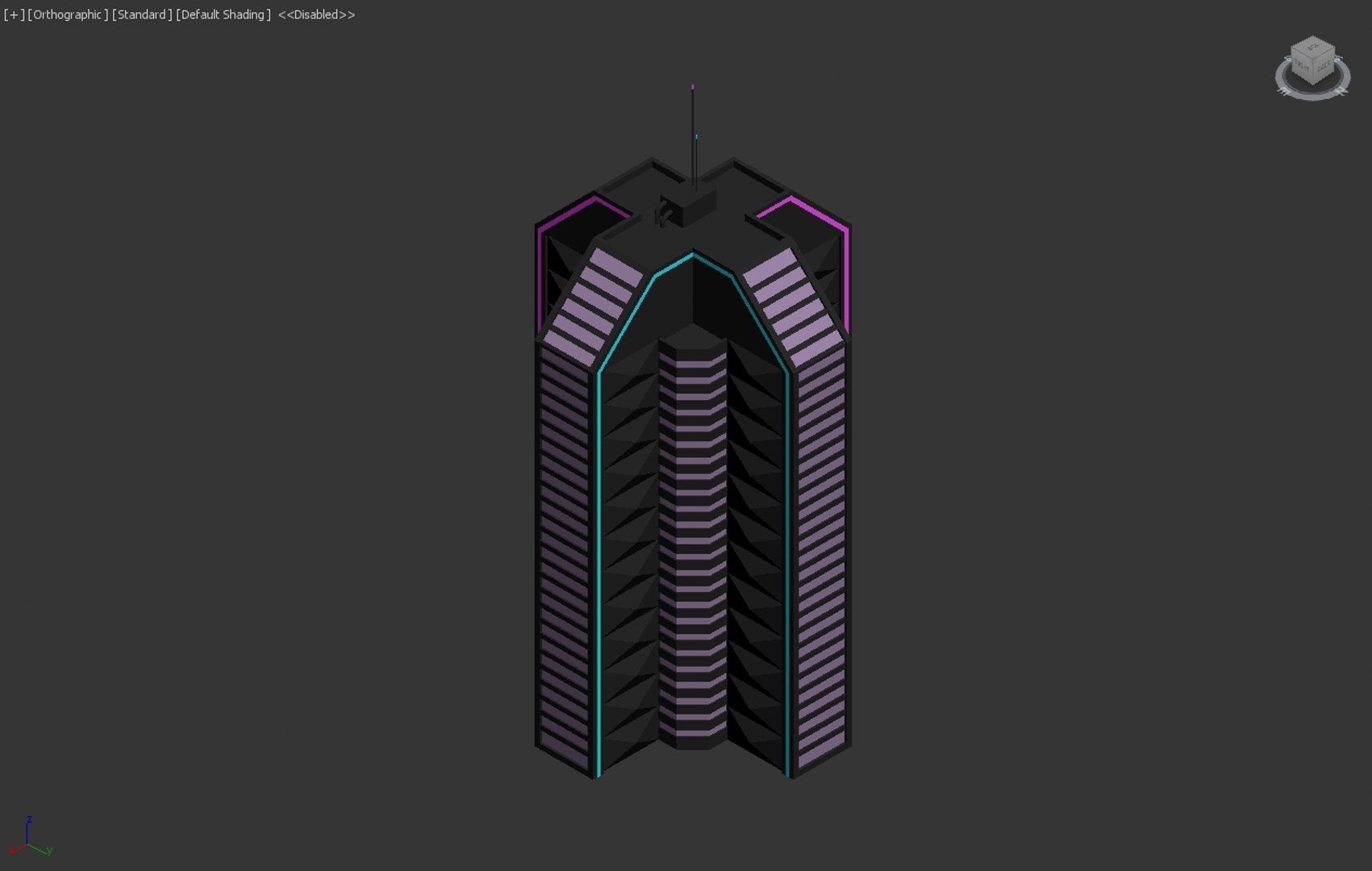 Neon City Buildings 3D Model - TurboSquid 1392909