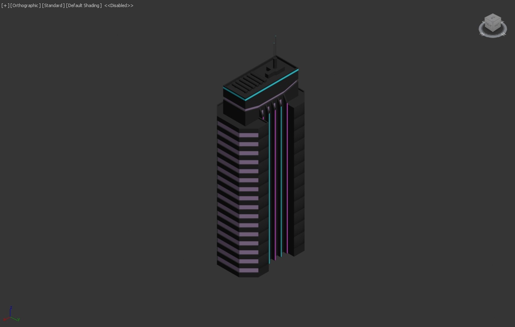 Neon City Buildings 3D Model - TurboSquid 1392909