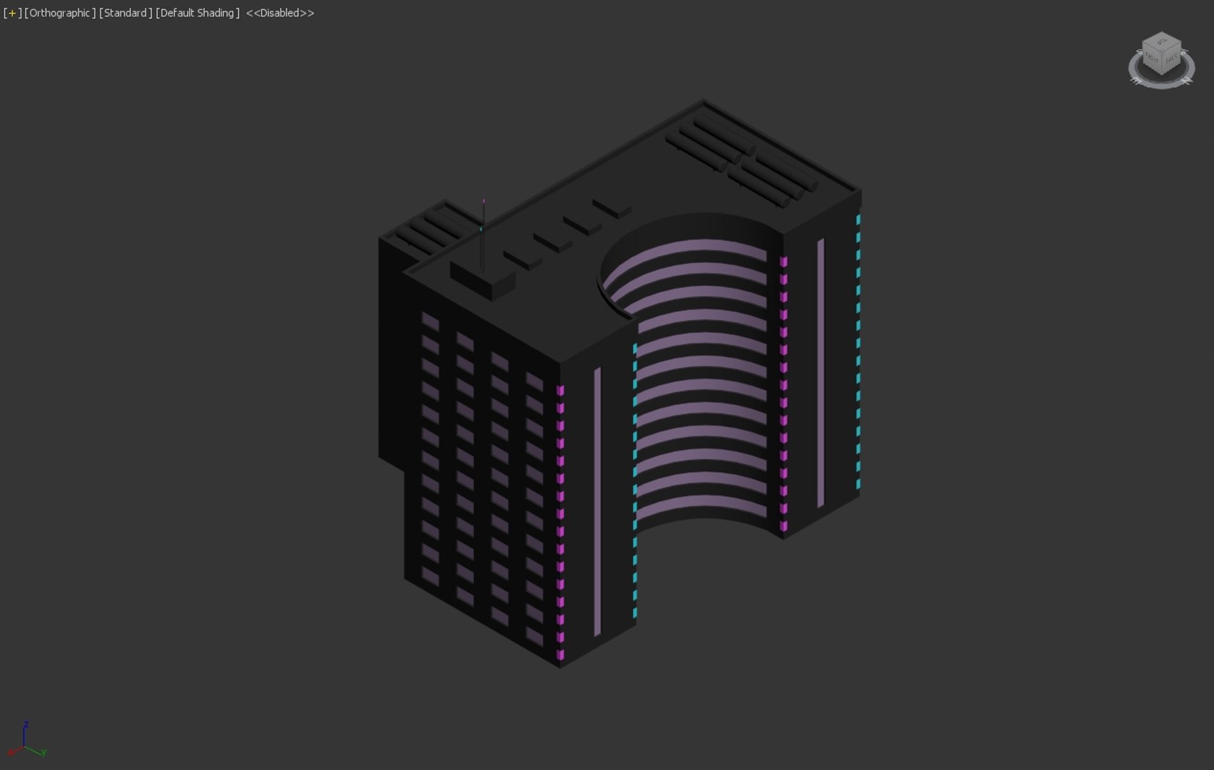 Neon City Buildings 3D Model - TurboSquid 1392909