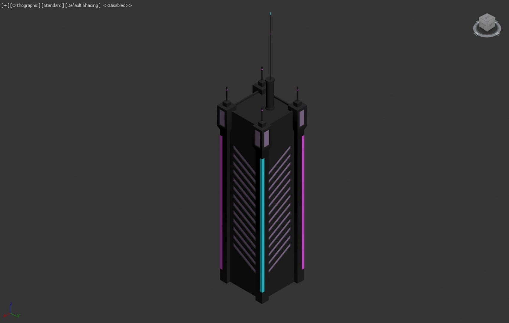 Neon City Buildings 3D Model - TurboSquid 1392909