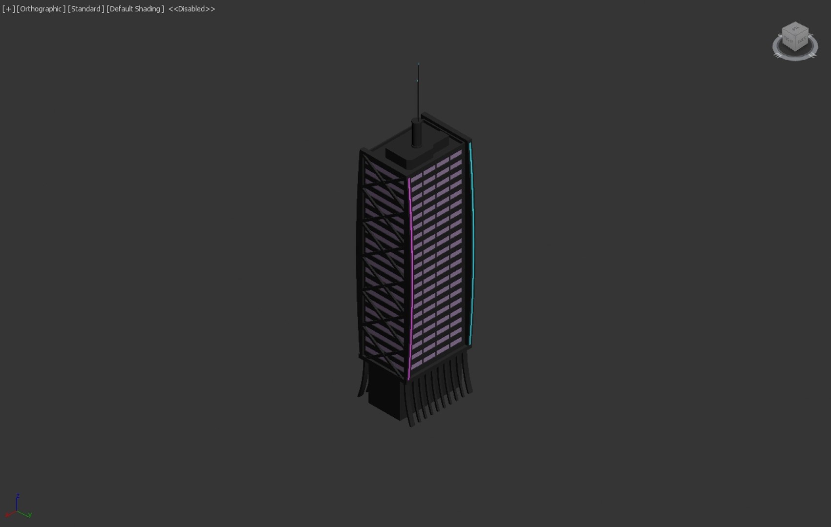 Neon City Buildings 3D Model - TurboSquid 1392909