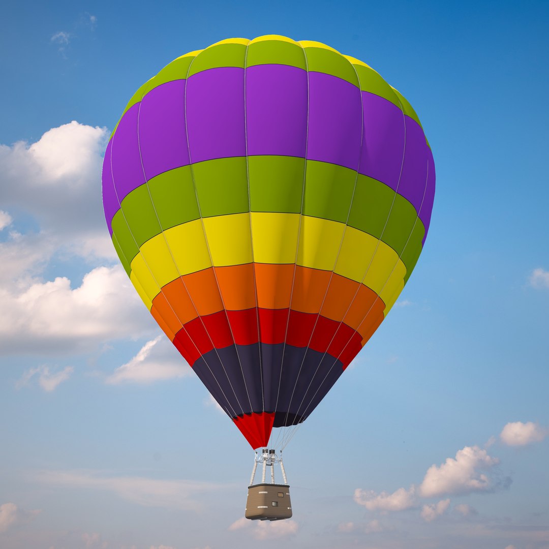 Realistic Air Balloon 3D - TurboSquid 1261784