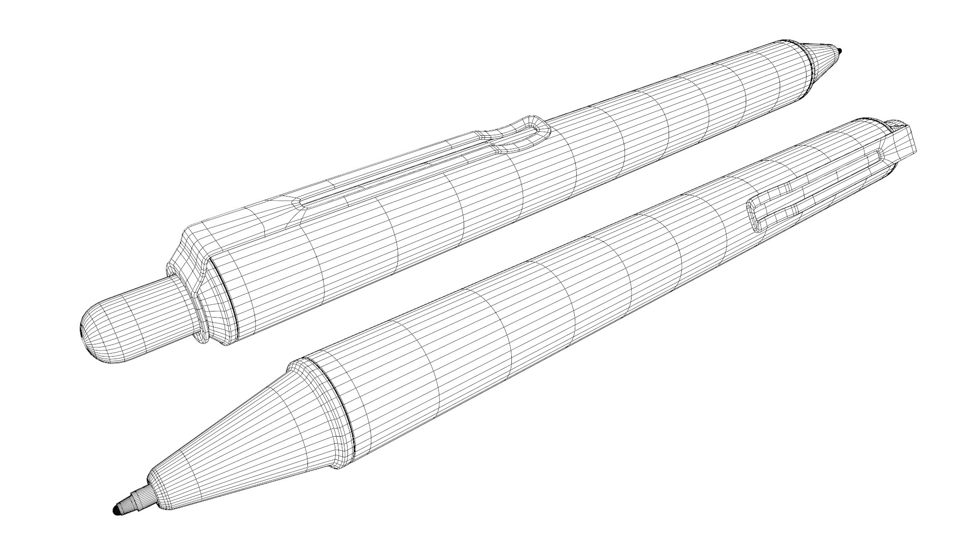 Pens 3D Model - TurboSquid 2348701